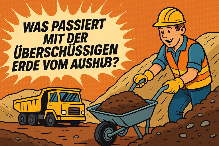 Was passiert mit überschüssiger Erde vom Aushub? – Entsorgung und ...